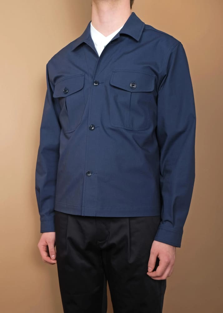 Outclass- Ripstop Safari Jacket in Indigo | Outclass | Fellow by Floc